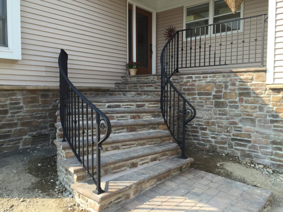 Exterior Metal Railings | Made-To-Order | Newman Iron Works