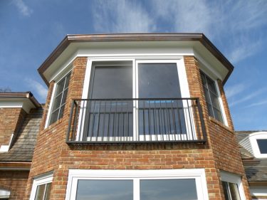 Exterior Faux Balcony Railing 7 | Newman Iron Works