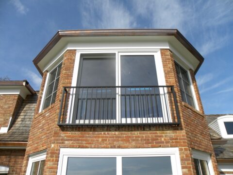 Exterior Faux Balcony Railing 7 | Newman Iron Works