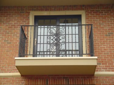 Exterior Faux Balcony Railing 19 | Newman Iron Works
