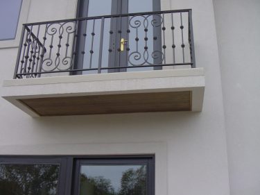 Exterior Faux Balcony Railing 18 | Newman Iron Works