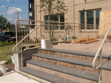 Exterior Commercial Railing 6 | Newman Iron Works