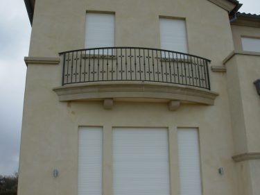 Exterior Faux Balcony Railing 22 | Newman Iron Works