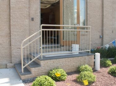 Exterior Commercial Railing 7 | Newman Iron Works