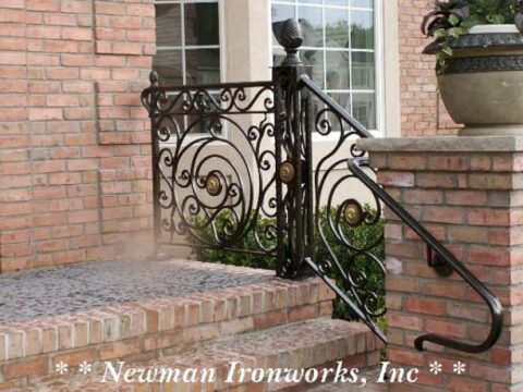 Exterior Custom Railing 15 | Newman Iron Works