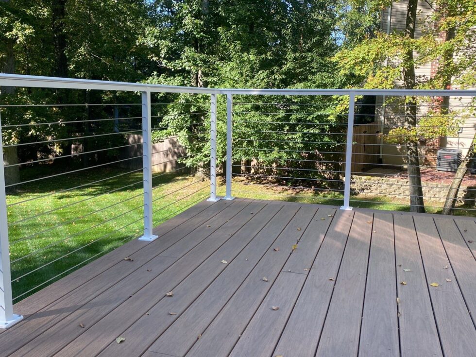 Exterior Cable Railing 3 | Newman Iron Works