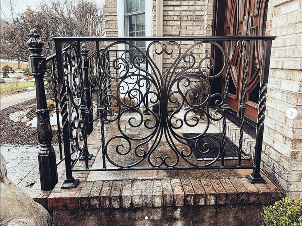 Exterior Custom Railing 3 | Newman Iron Works