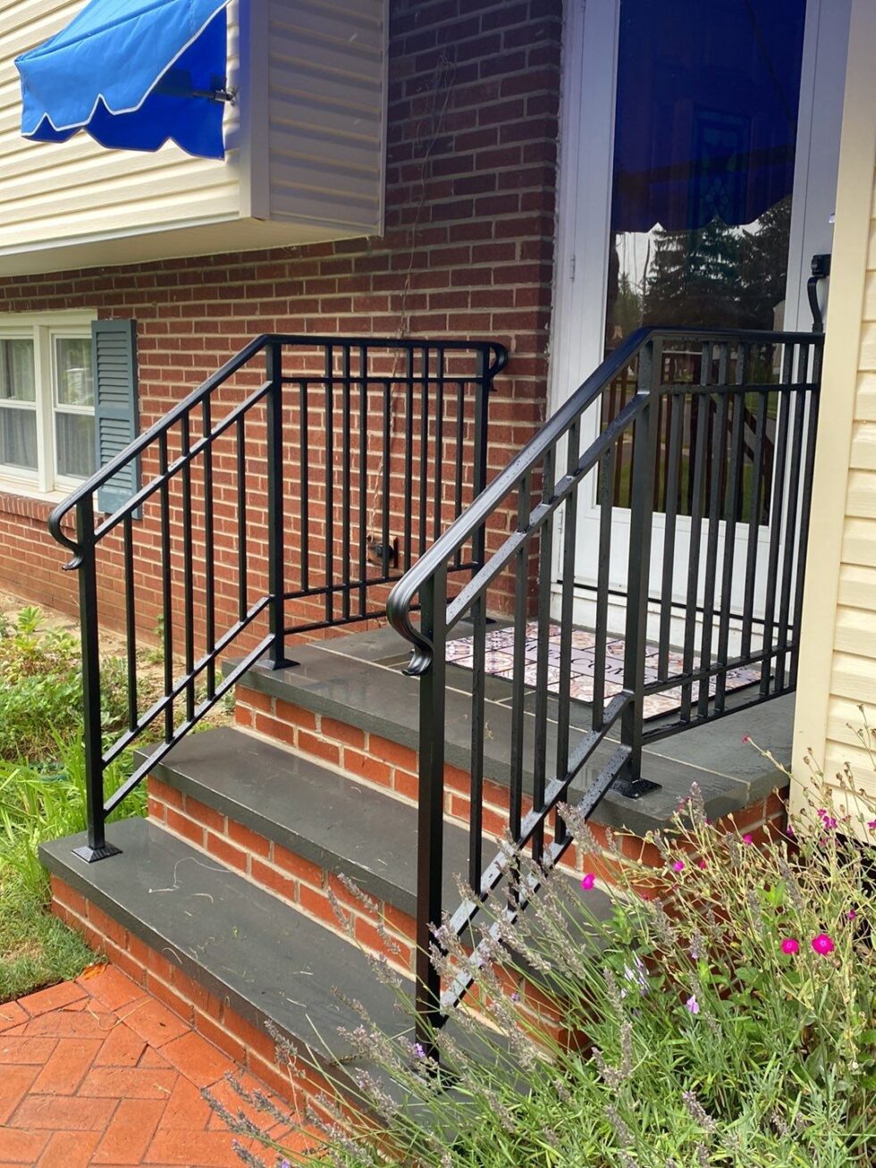 Exterior Stair Railing 49 | Newman Iron Works