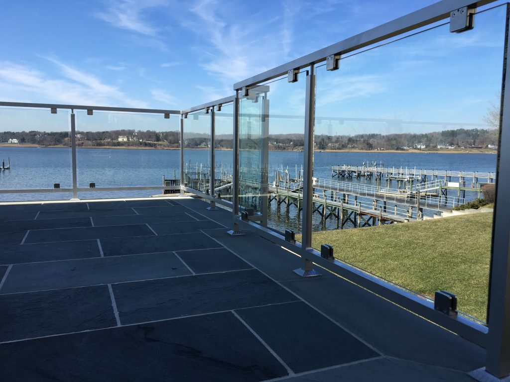 Exterior Glass Railing 2 | Newman Iron Works