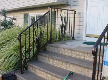 Exterior Custom Railing 17 | Newman Iron Works