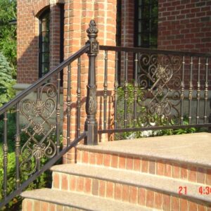 Exterior Custom Railings | Newman Iron Works