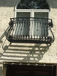 Exterior Faux Balcony Railing 1 | Newman Iron Works
