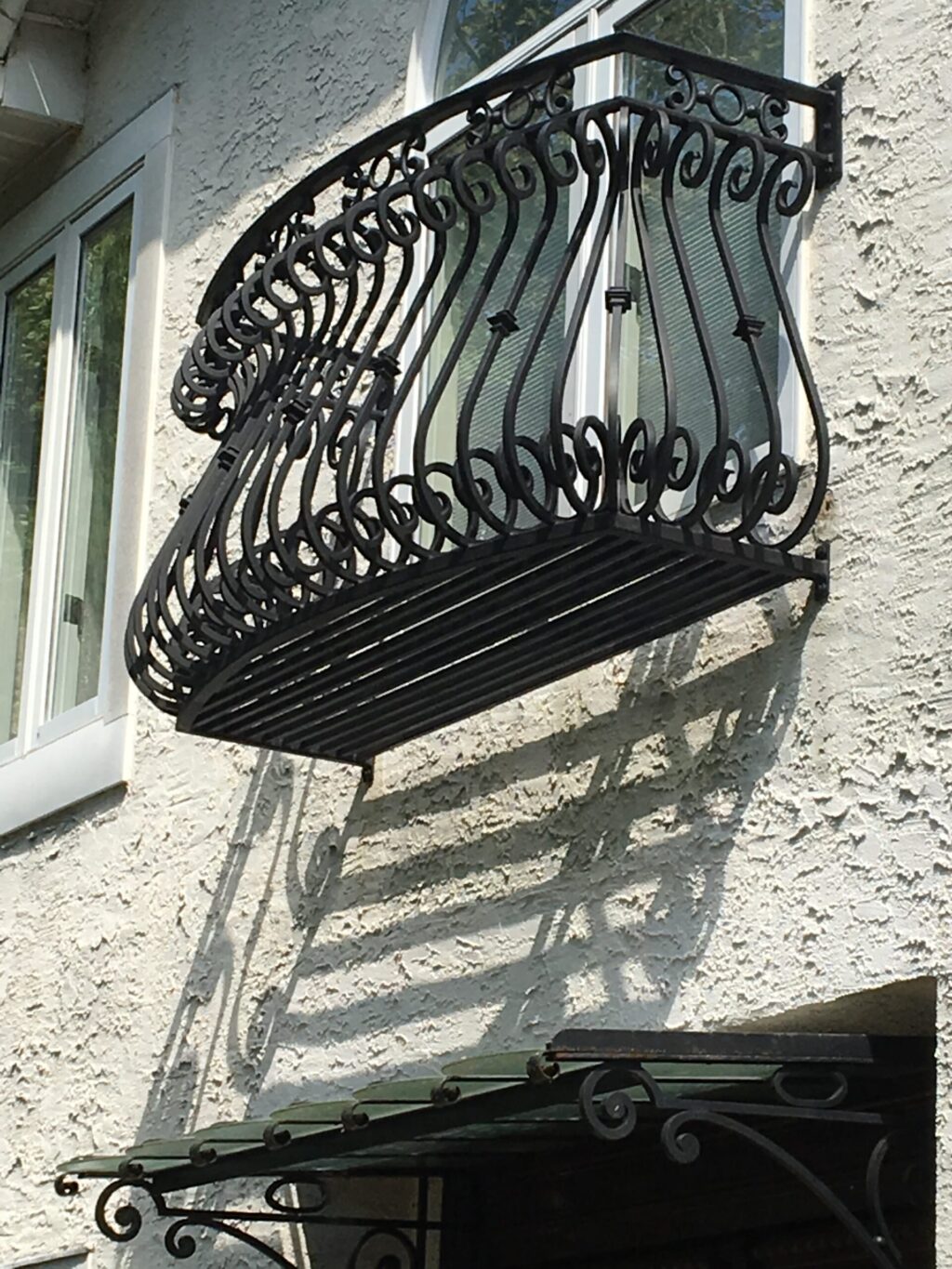 Exterior Faux Balcony Railing 1 | Newman Iron Works