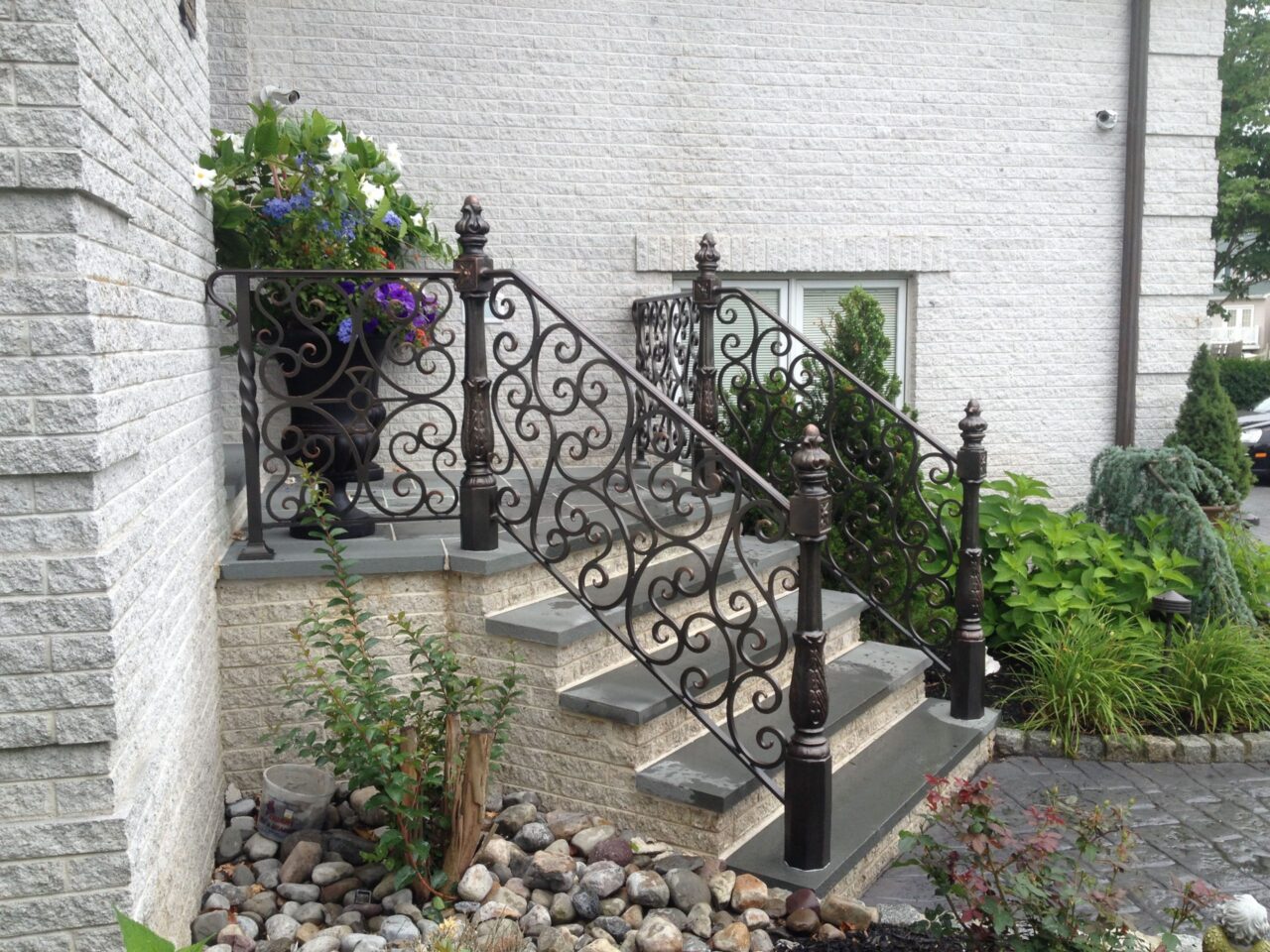 Exterior Metal Railings | Made-To-Order | Newman Iron Works