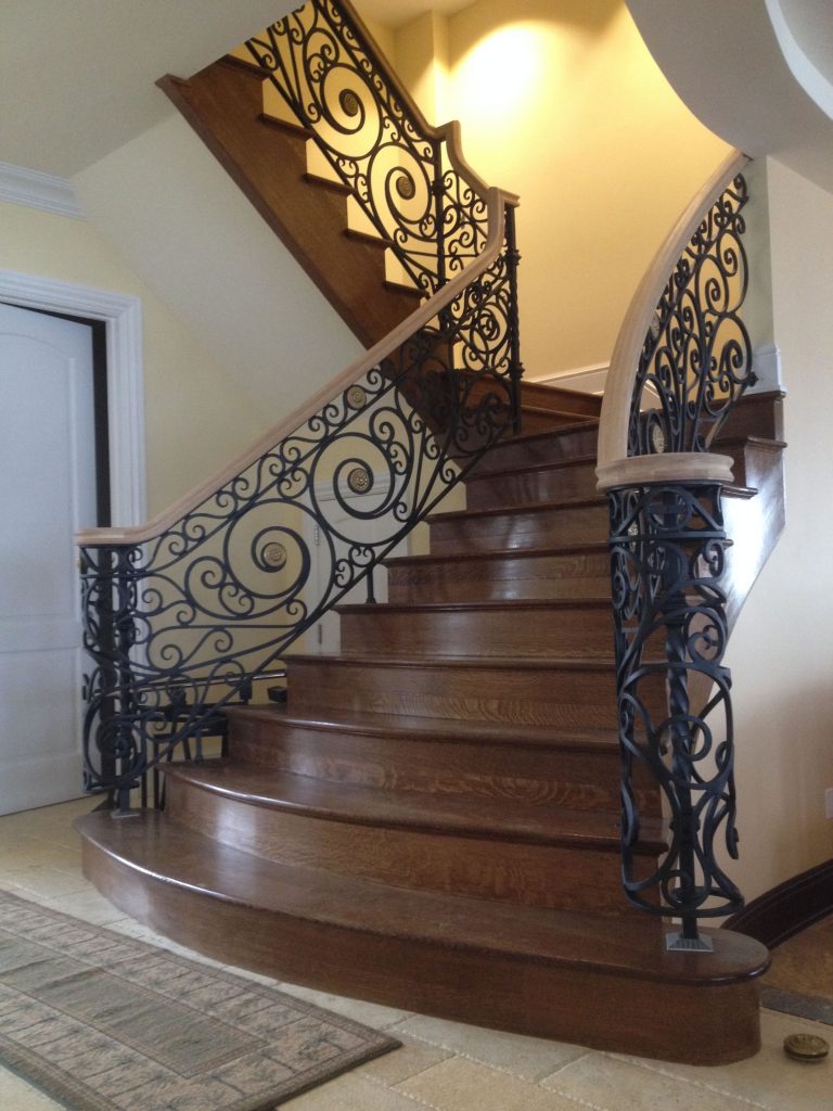 Interior Custom Railing 2 | Newman Iron Works