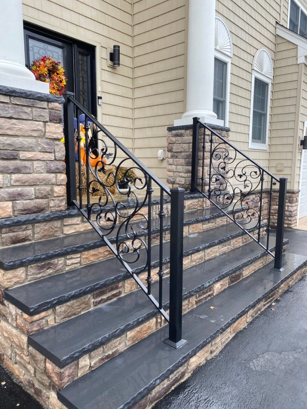 Exterior Stair Railing 14 | Newman Iron Works