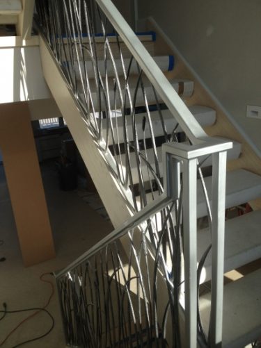 Interior Artistic Railing 12 | Newman Iron Works
