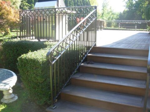 Exterior Custom Railing 44 | Newman Iron Works