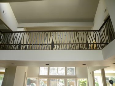 Interior Artistic Railing 3 | Newman Iron Works