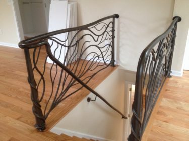 Interior Artistic Railing 10 | Newman Iron Works