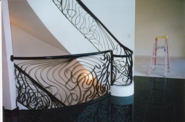 Interior Artistic Railing 8 | Newman Iron Works