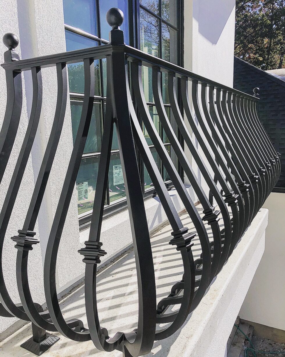 Exterior Faux Balcony Railing 12 | Newman Iron Works