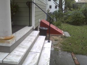 Exterior Post Mount Handrail 11 | Newman Iron Works