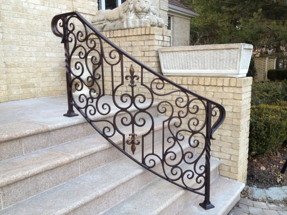 Exterior Custom Railing 50 | Newman Iron Works