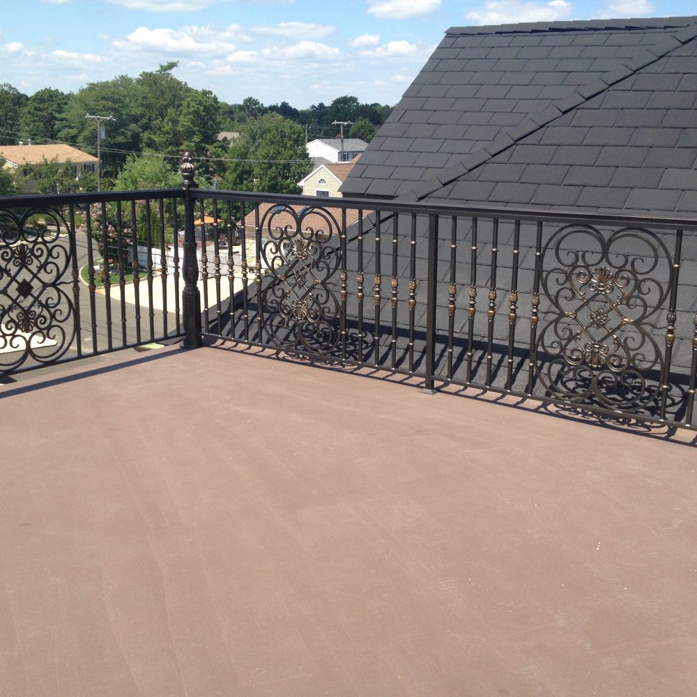 Exterior True Balcony Railing | Newman Iron Works