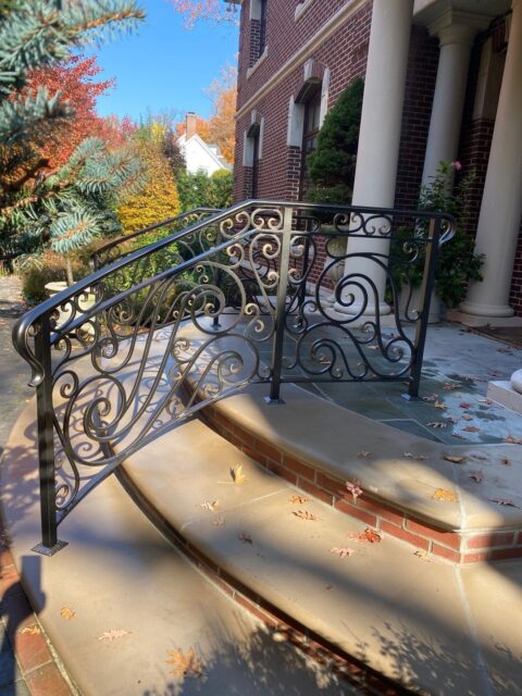 Exterior Stair Railing 22 | Newman Iron Works