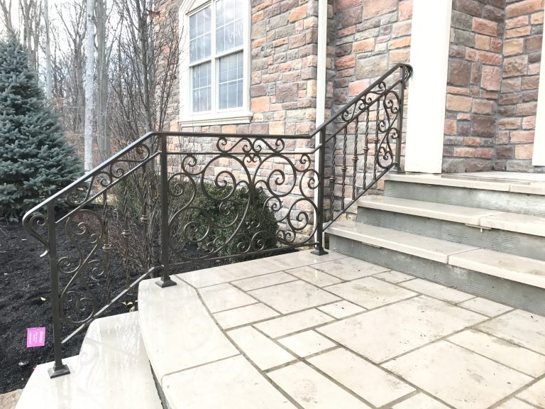 Exterior Stair Railing 6 | Newman Iron Works