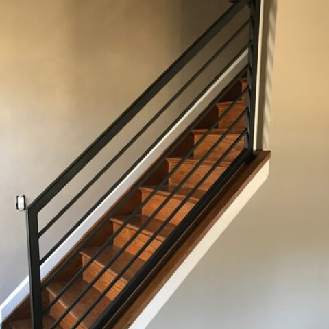 Interior Horizontal Line Railing 1 | Newman Iron Works