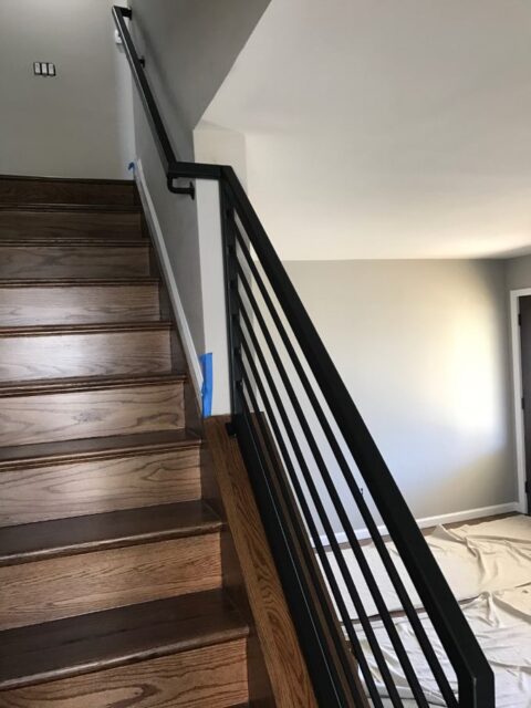 Interior Horizontal Line Railing 1 | Newman Iron Works