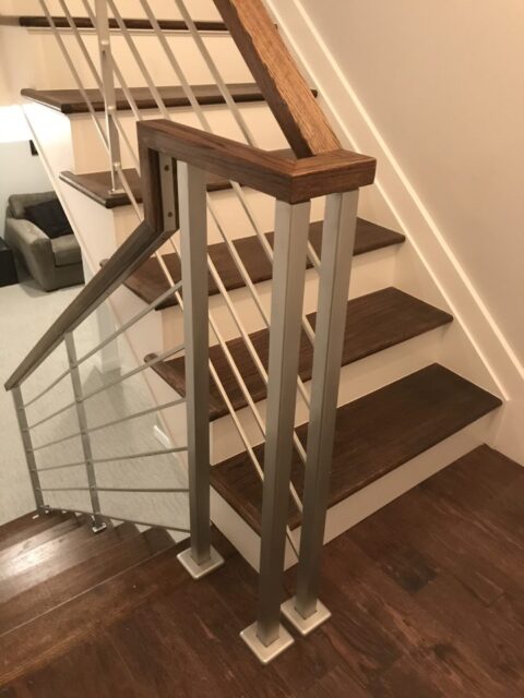 Interior Horizontal Line Railing 6 | Newman Iron Works