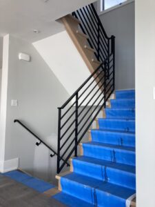 Interior Horizontal Line Railing 7 | Newman Iron Works