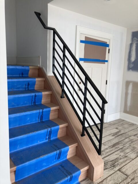 Interior Horizontal Line Railing 7 | Newman Iron Works