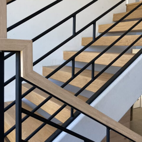 Interior Horizontal Line Railing 8 | Newman Iron Works