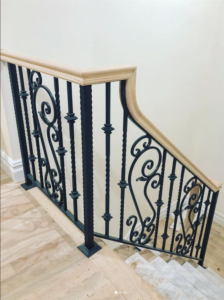 Interior Standard Railing 7 | Newman Iron Works