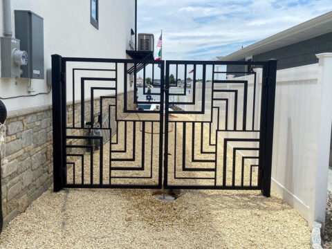 Marine Grade Geometric Dock Gate