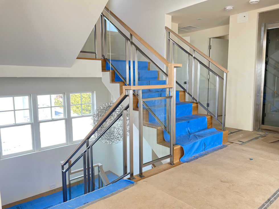 Interior Glass Railing 8 | Newman Iron Works