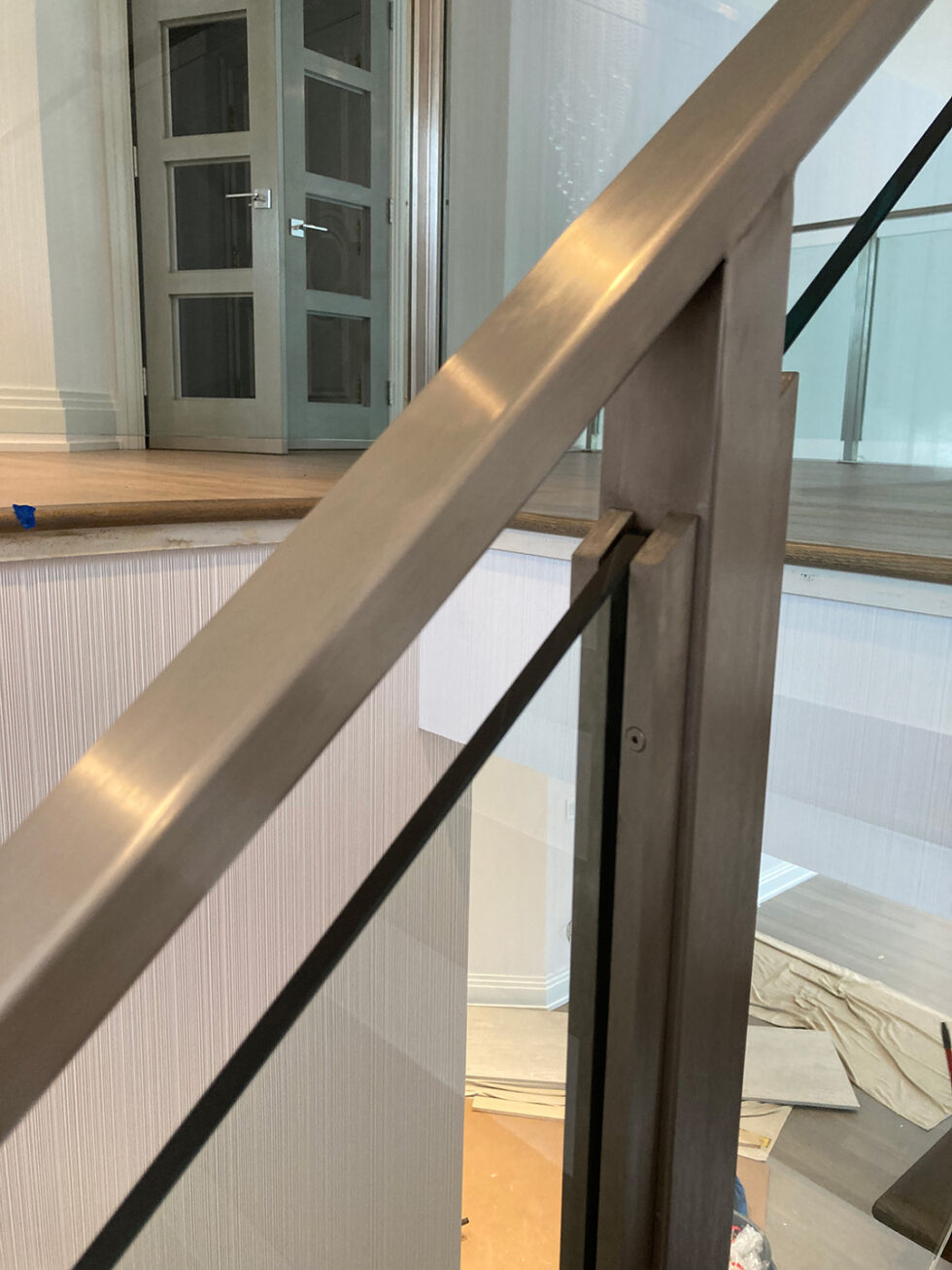 Interior Glass Railing 9 | Newman Iron Works
