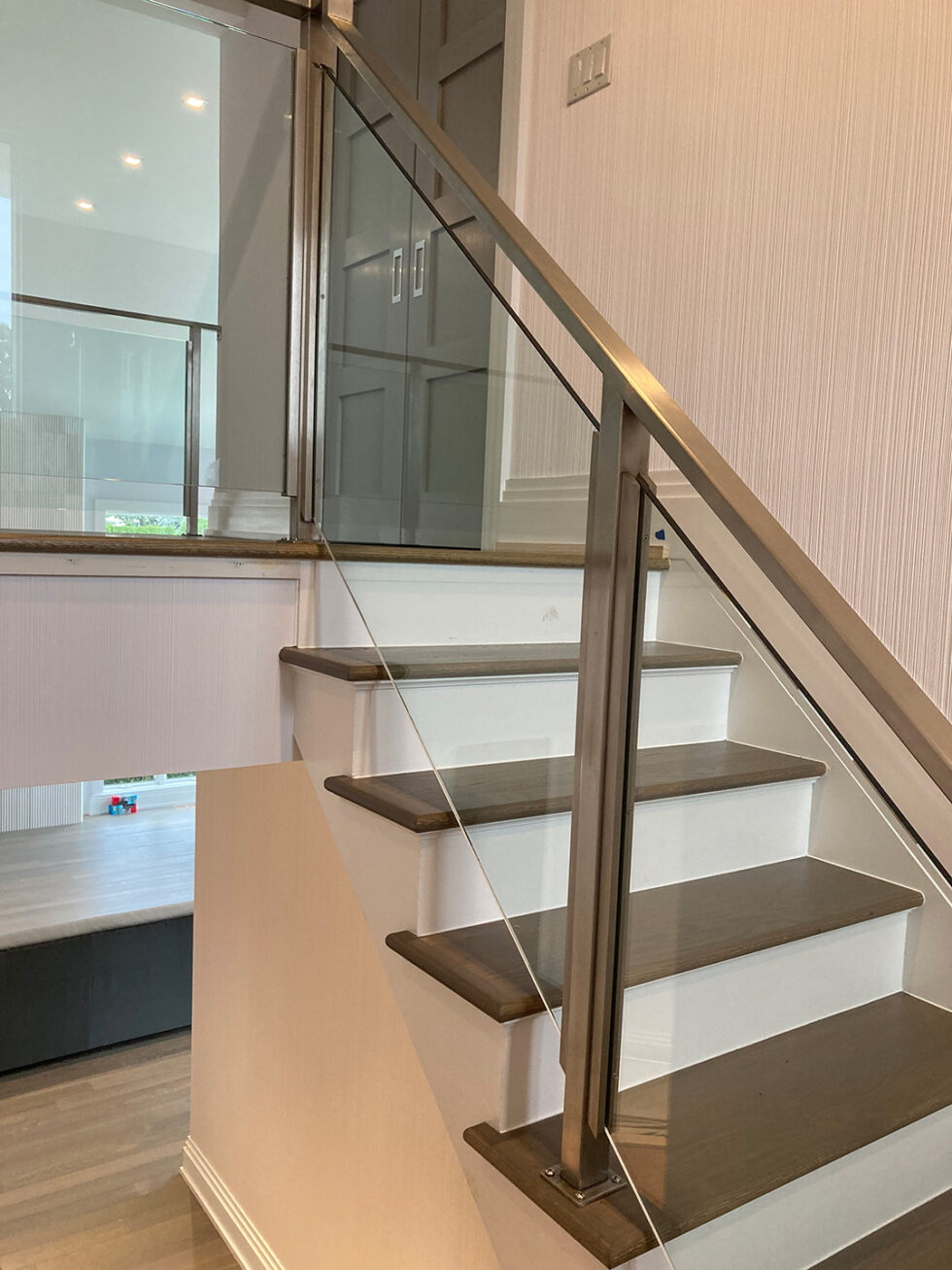 Interior Glass Railing 9 | Newman Iron Works