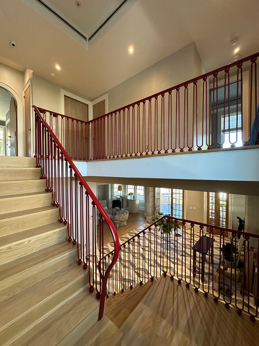 Creative Color and a Custom Shape Make this Railing Unique | Newman ...